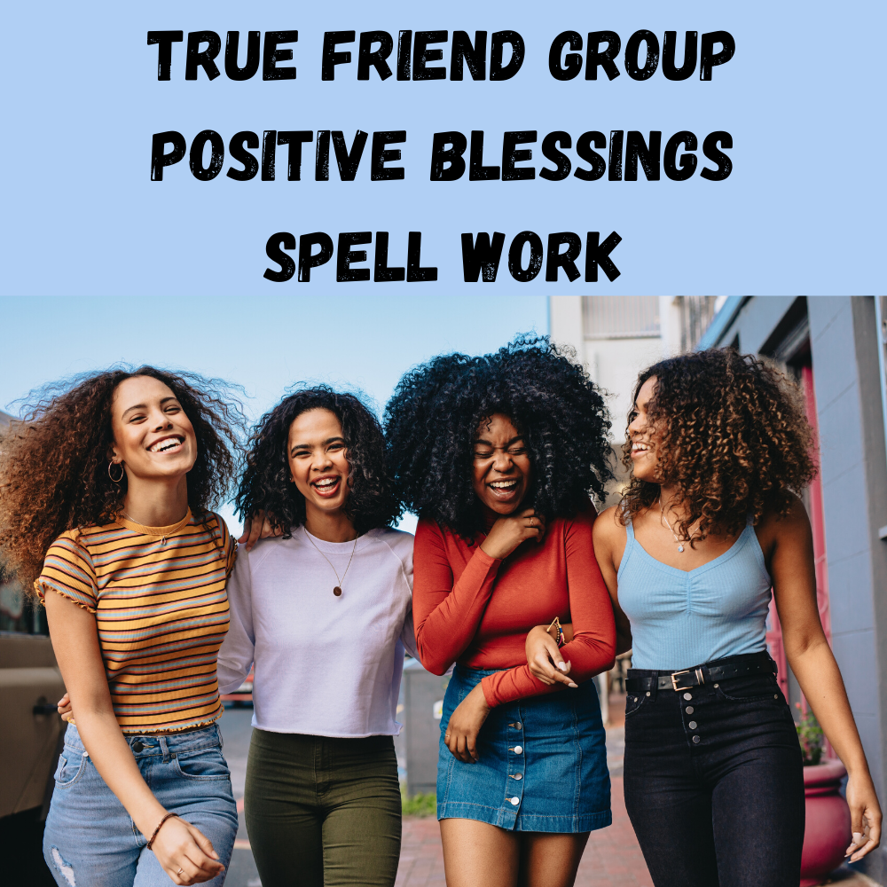 True Friend Group Positive Blessings Voodoo Spell – Full Moon