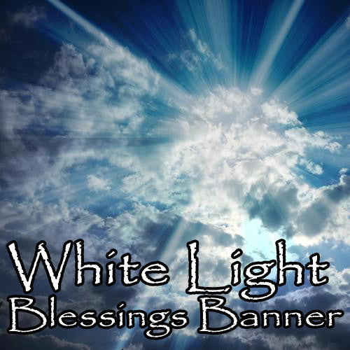 White Light Blessings Banner – Full Moon